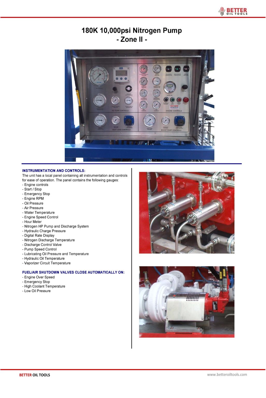 180K 10,000psi Nitrogen Pump – BETTER OIL TOOLS