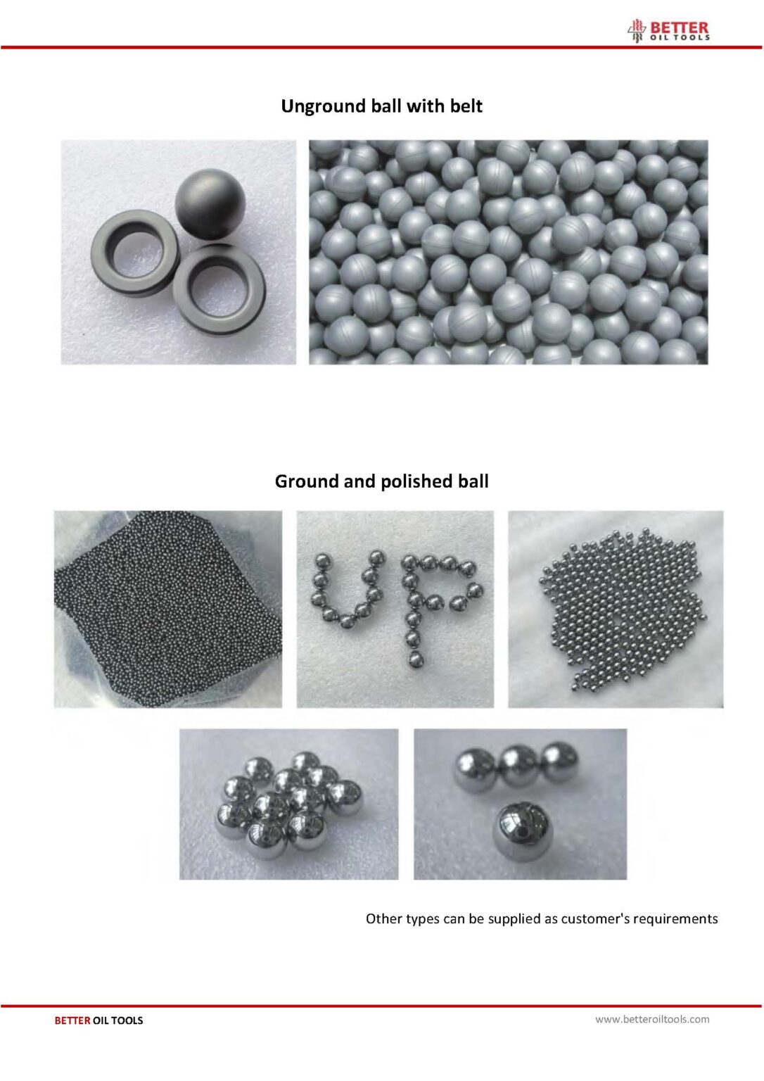 Tungsten carbide balls – BETTER OIL TOOLS
